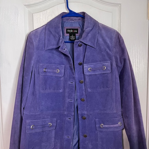 Style & Co. | Jackets & Coats | Vintage Style Co Genuine Leather Jacket ...